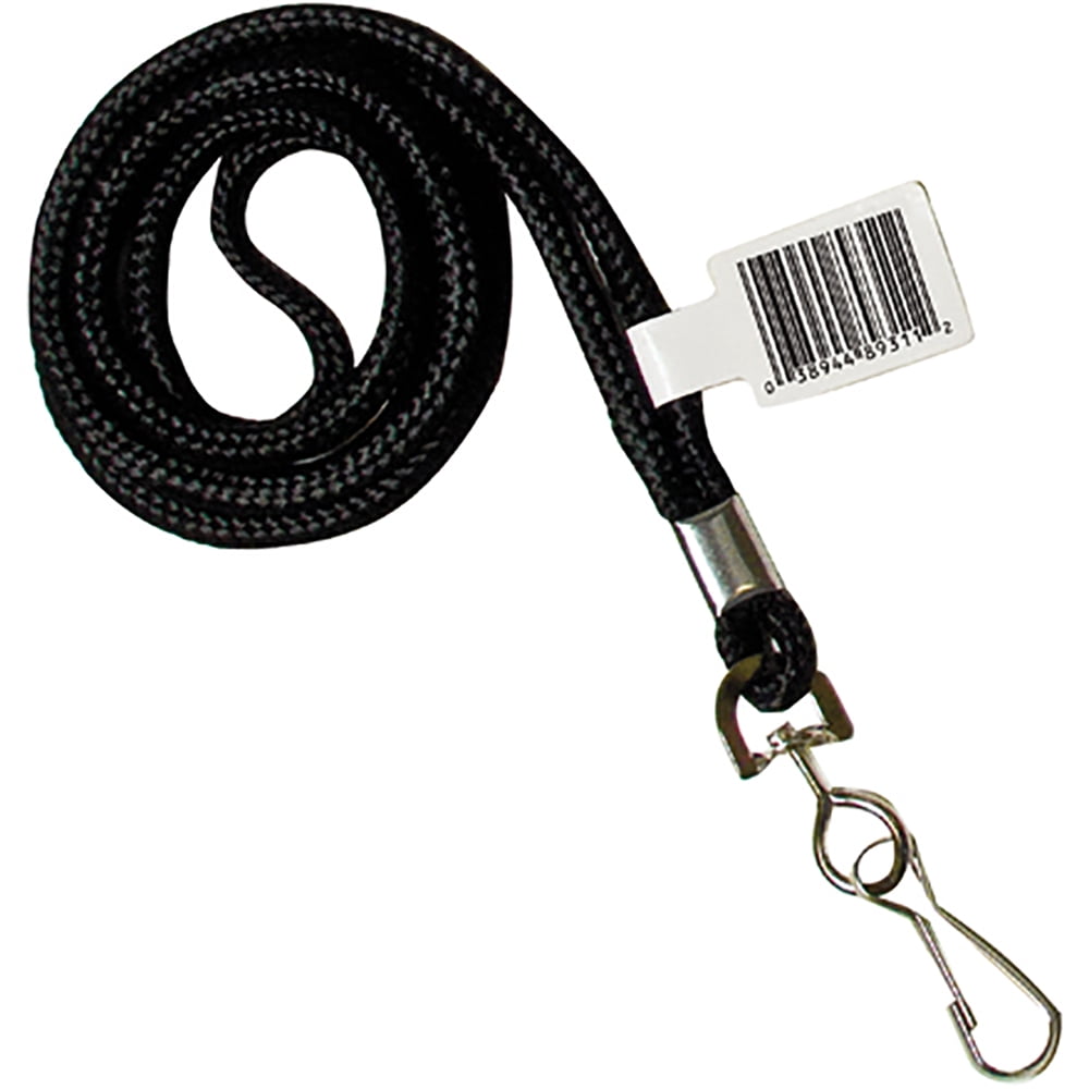Box Partners Standard Lanyard with Hook 38" Black 24/Case LY100 ...