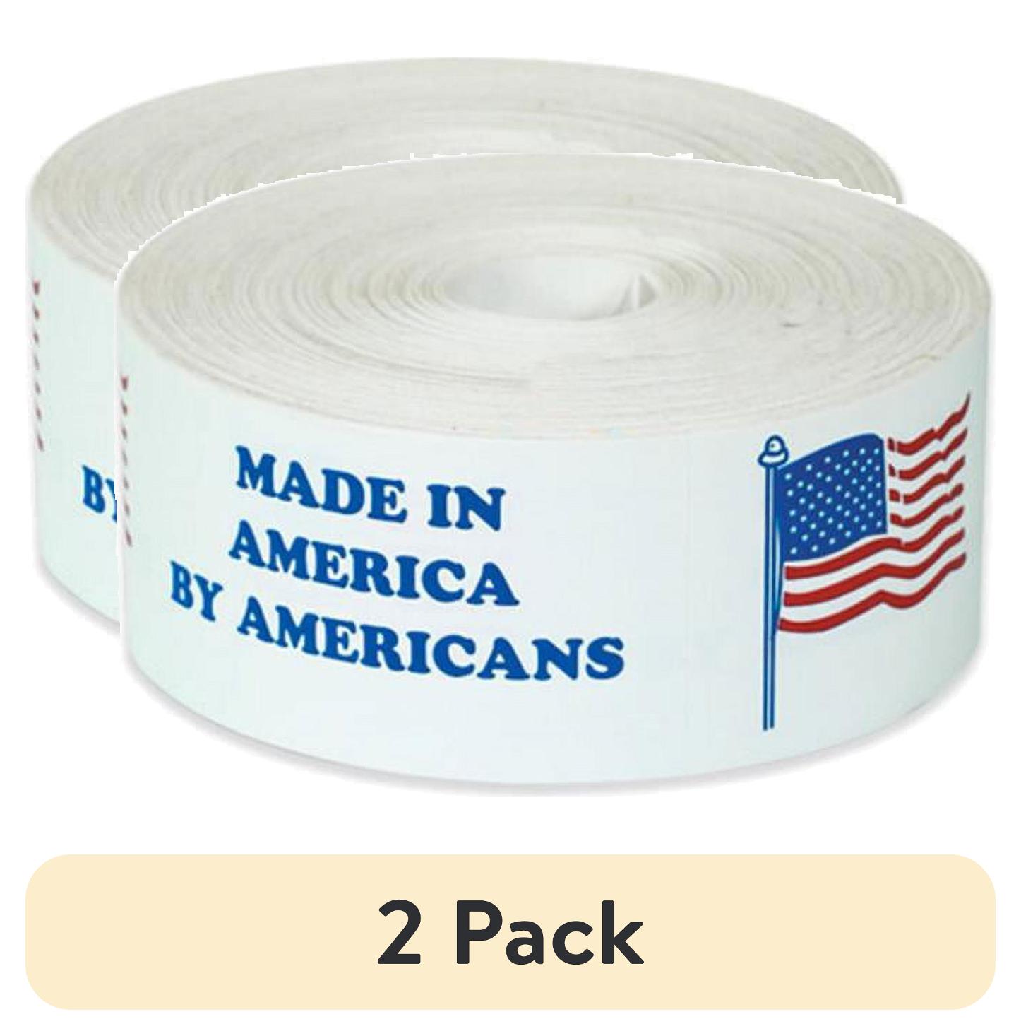 (2 pack) Tape Logic Label,Made in America by Americans,2x6" USA501 ...