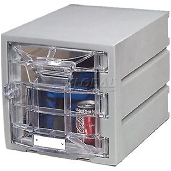 Box Plastic Locker with Clear Door for 6 Tier - Flat Top 12 x 15 x 12 ...