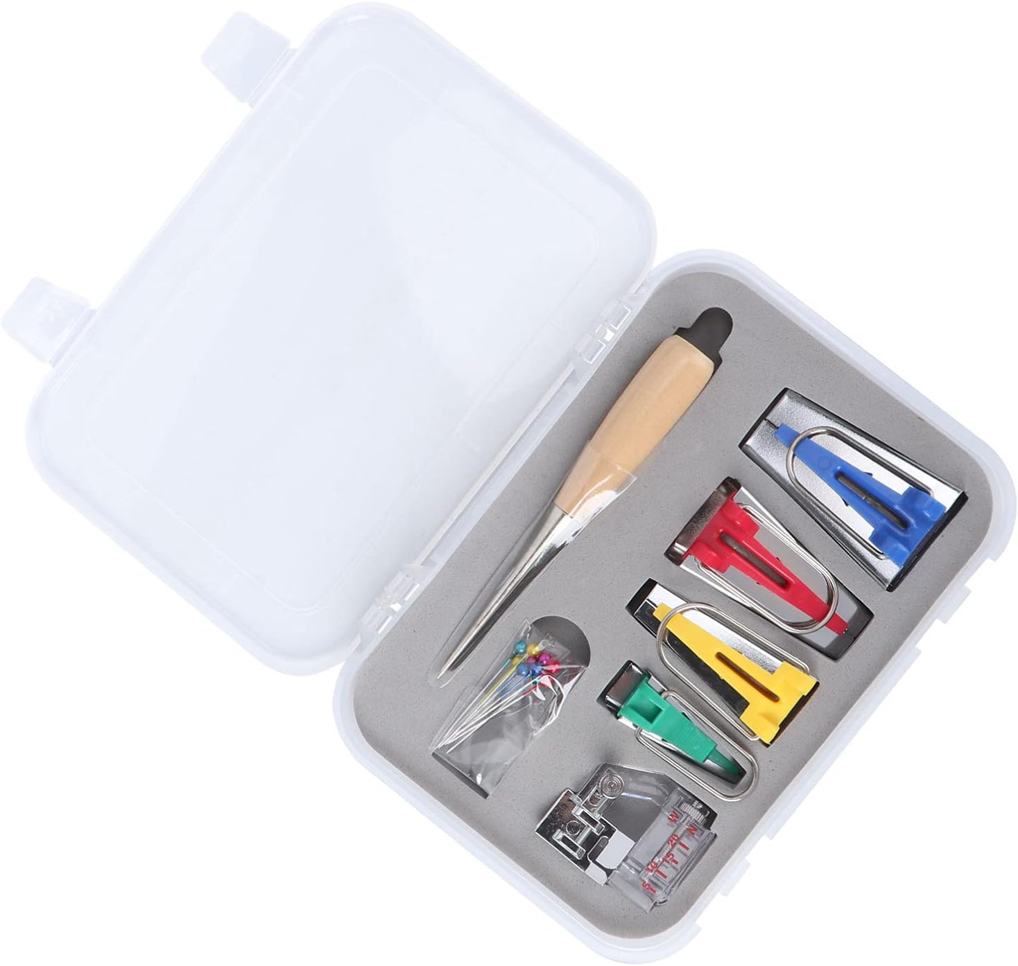 Box Quilters Pin Bias Binder Maker Sewing Machine Presser Foot Point ...