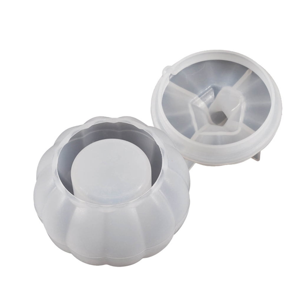 Box Resin Pumpkin Silicone Jewelry Box Mold with Lid Cover Storage ...
