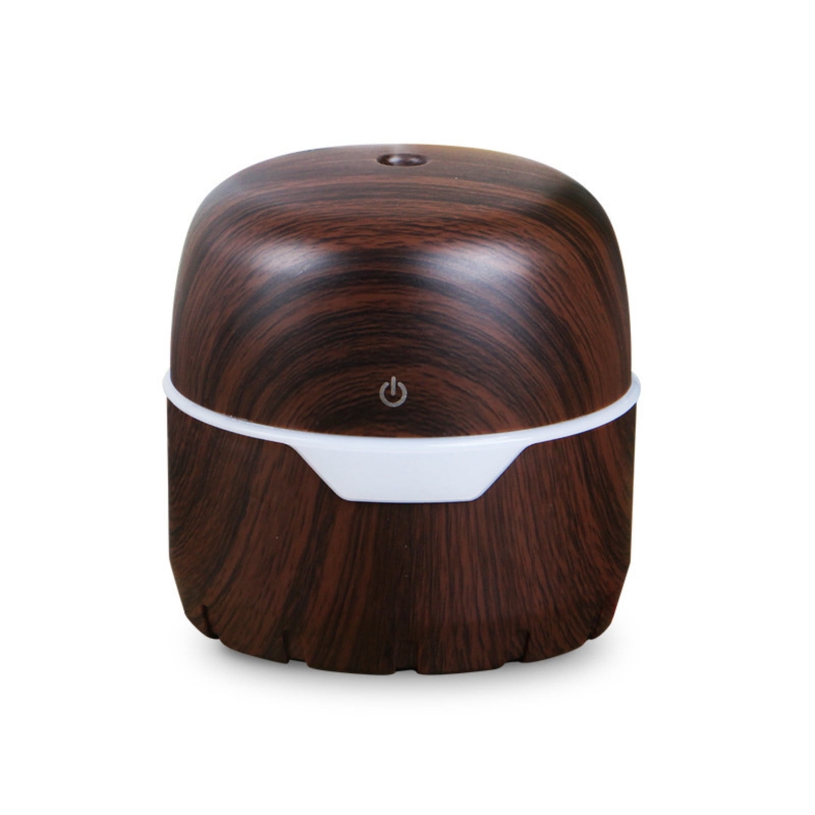 Box Shaped Wood Grain Aroma Humidifier Oil Diffuser Silent Desktop Air ...