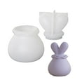 Box Silicone Mold Epoxy Resin Mould Rabbits Ear Shape Jewelry Box Molds ...