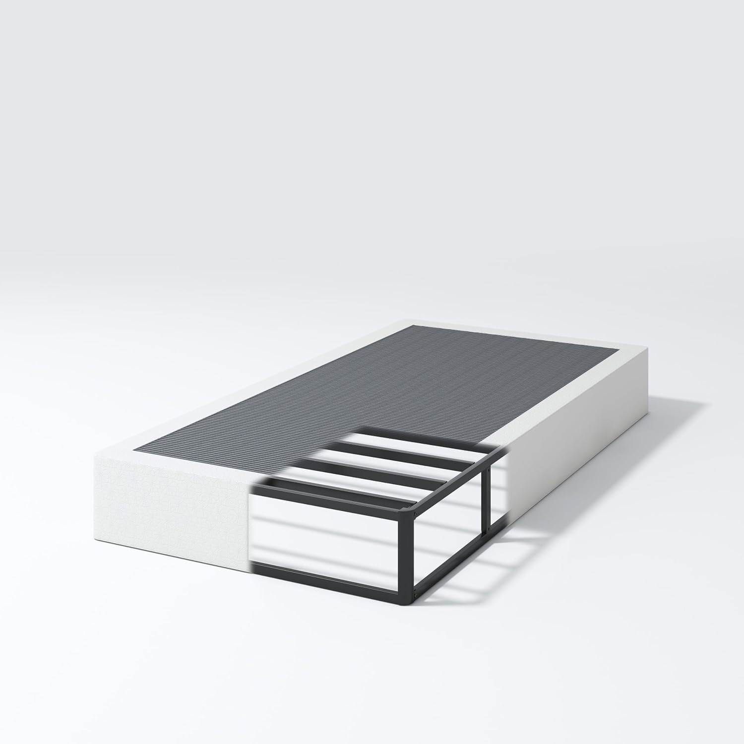 Box Spring 9 Inch Box Spring Mattress Foundation, Bed Base with Fabric ...