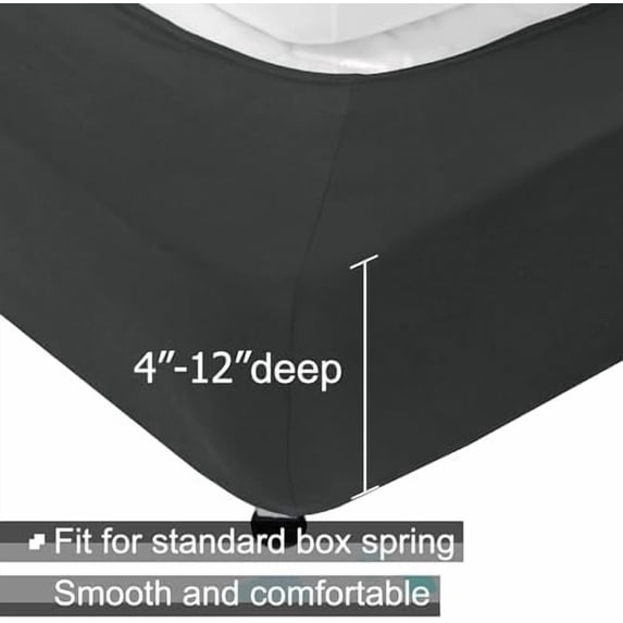 Box Spring Cover Queen/Cal Queen Size - Jersey Knit & Stretchy Wrap ...