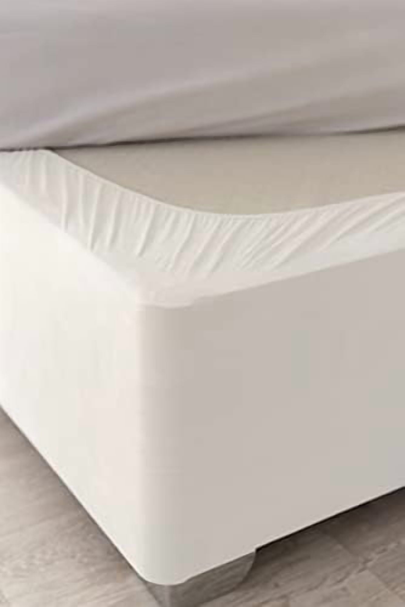 Box Spring Cover - Transform Your Bed with This Fully Elasticated Faux ...