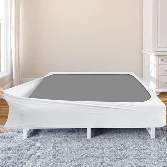 Box Spring Cover Twin Size - Jersey Knit & Stretchy Wrap Around 4 Sides ...
