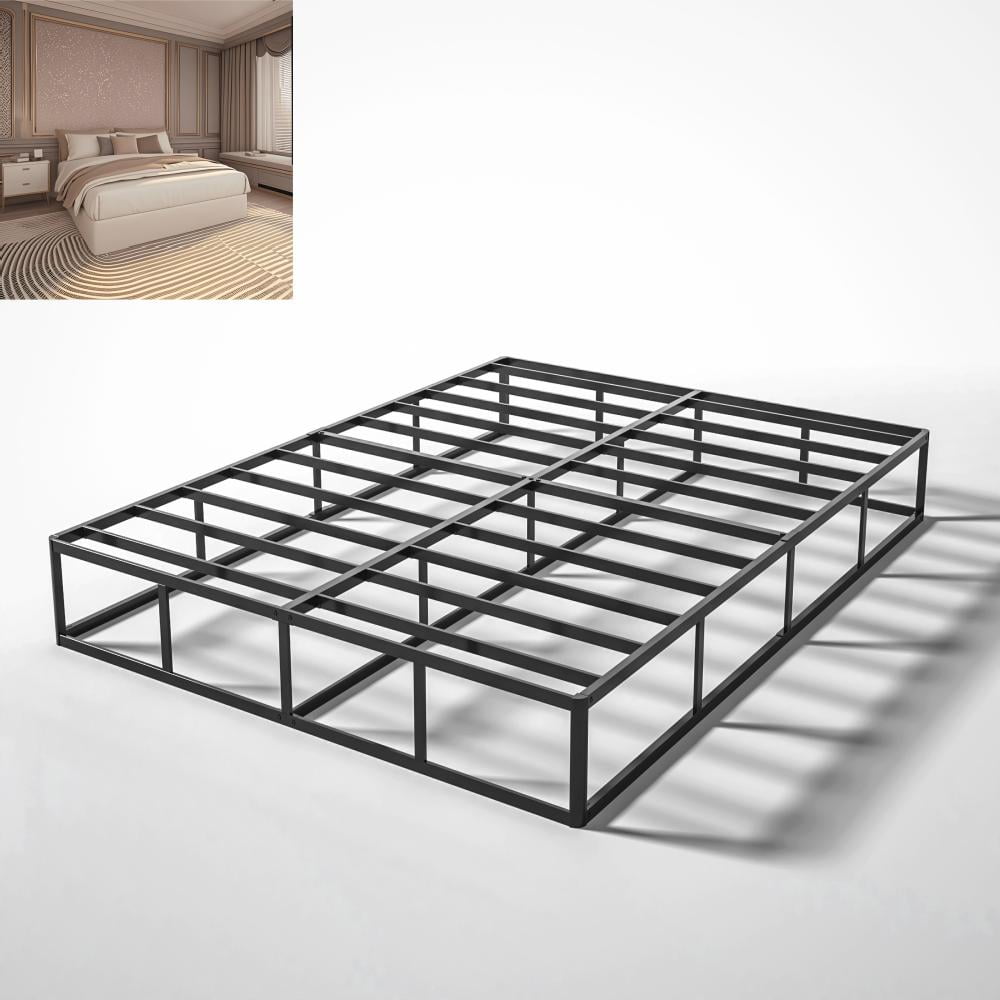 Box Spring Full Size Bed Frame Set, Durable Construction for 3000 lbs ...