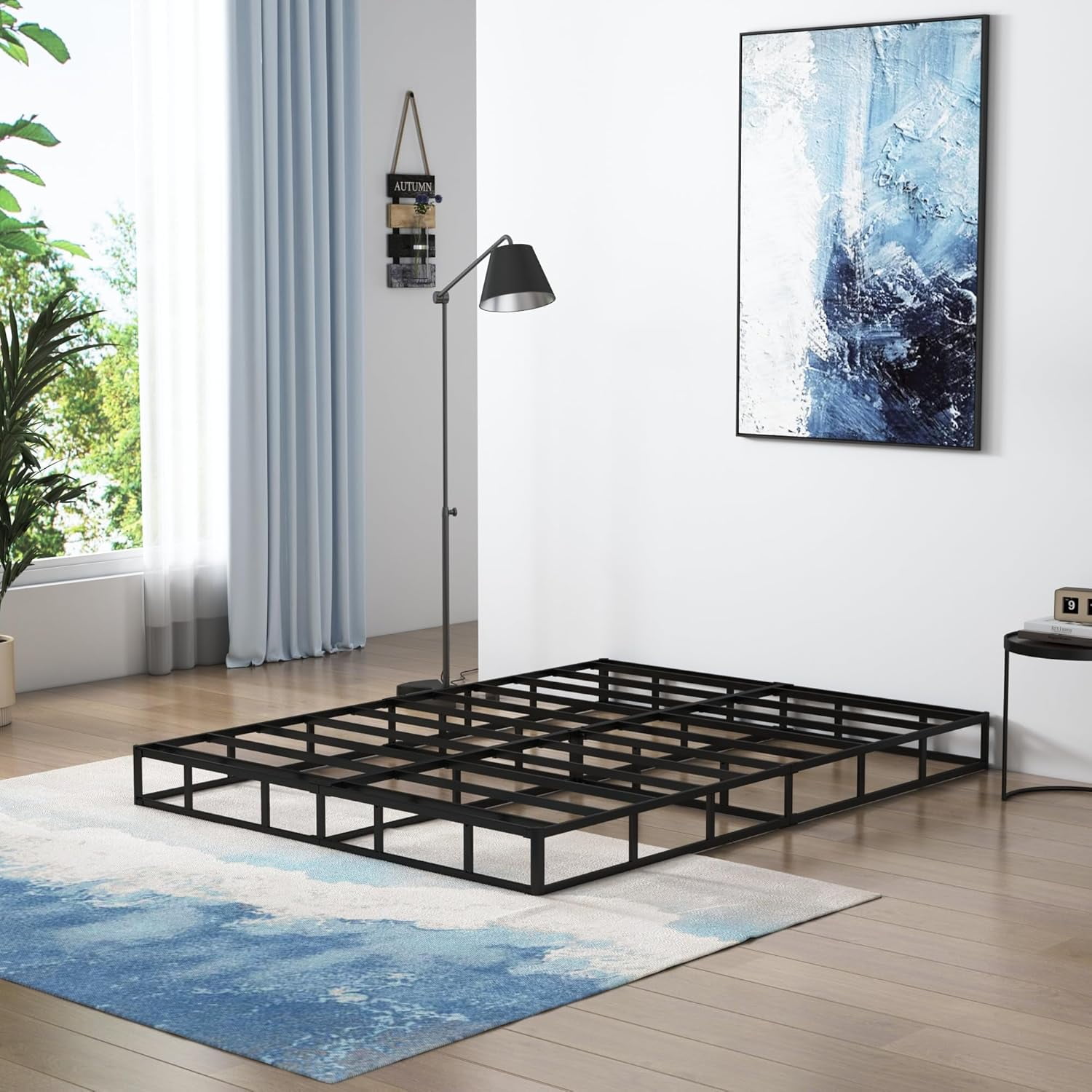 Box Spring King Size Bed 7 Inch, Easy to Assemble, Heavy Duty Mattress ...