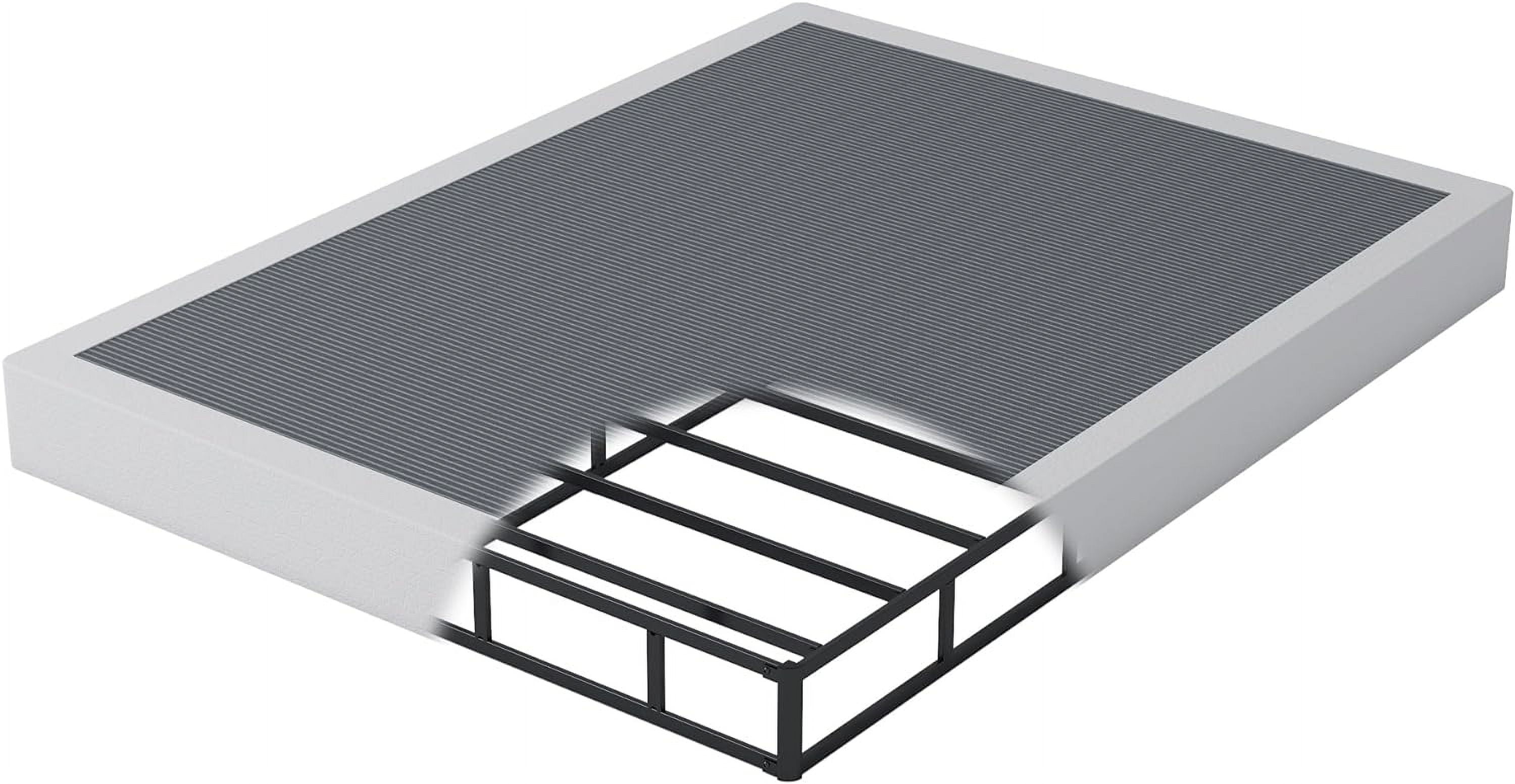 Box Spring for Queen Bed 4 Inch - Heavy Duty Box Spring Mattress ...