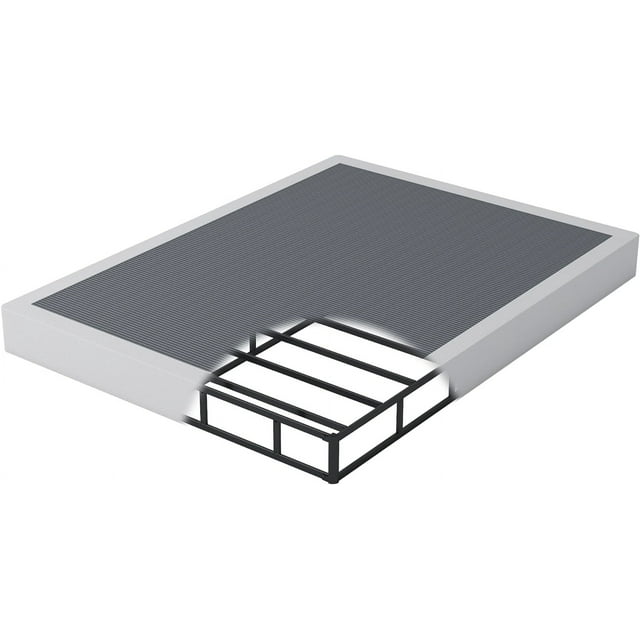 Box Spring for Queen Bed 4 Inch - Heavy Duty Box Spring Mattress ...