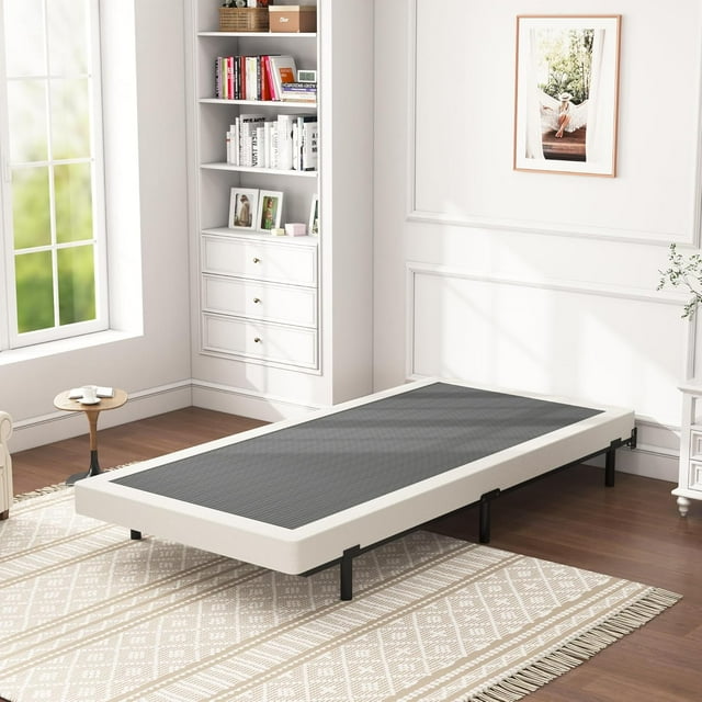 Box Spring for Queen Bed 4 Inch - Heavy Duty Box Spring Mattress ...