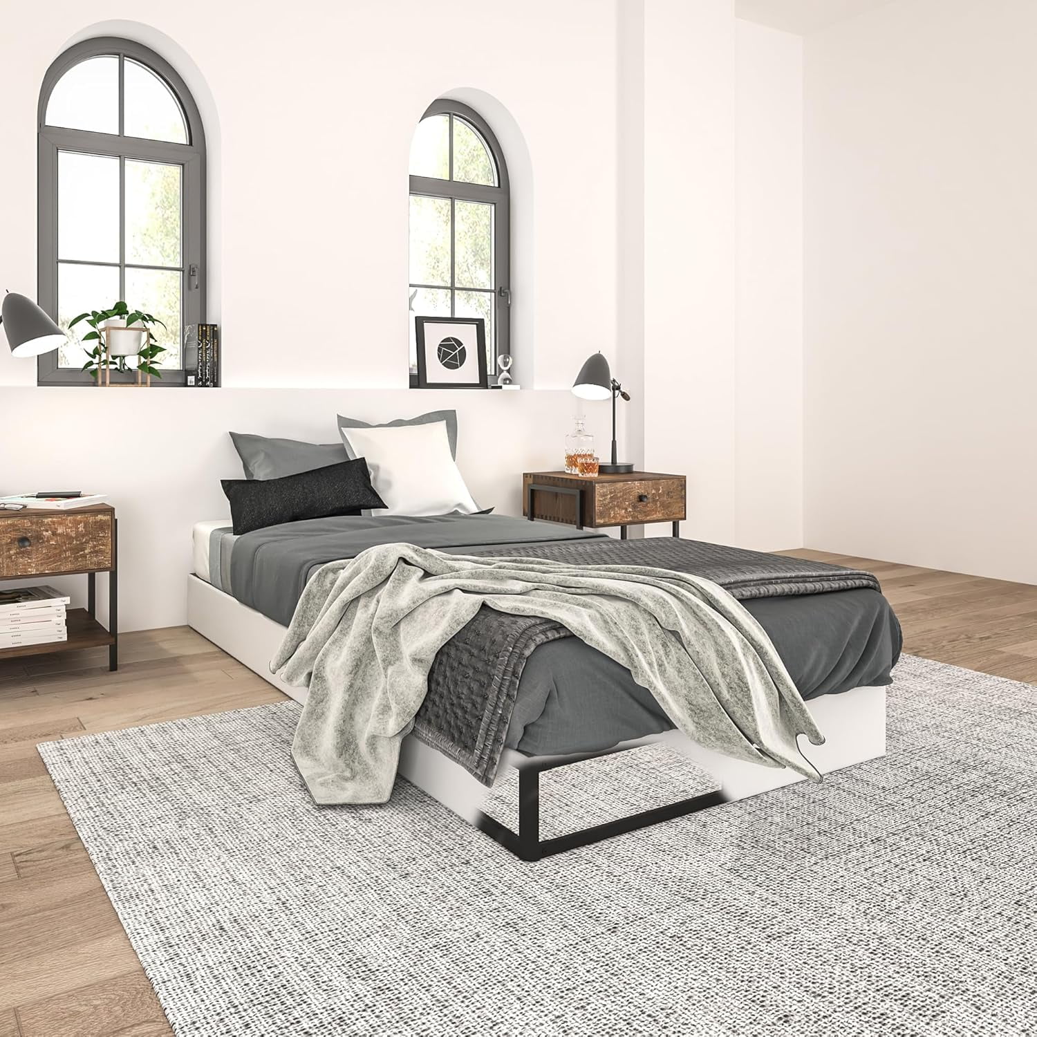 Box Spring Twin, 7 Inch High Metal Twin Box Spring Only, Heavy Duty ...