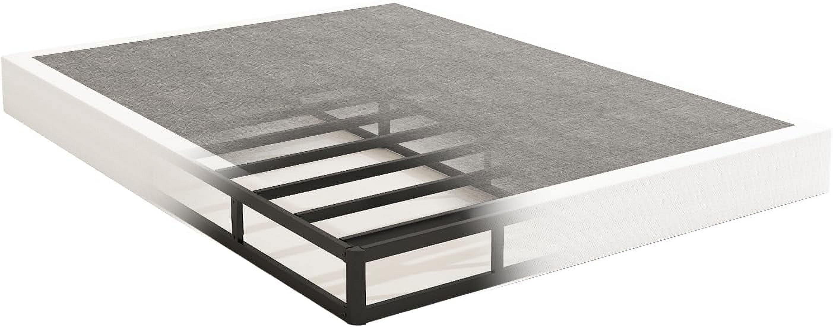 Box Spring for Full Bed, 7 inch Full Box Spring Only, Strong Metal ...