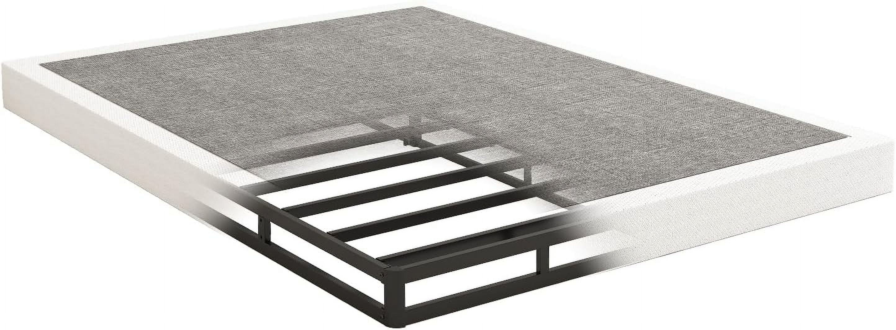 Box Spring for Queen Bed, 5 inch Queen Box Spring Only, Strong Metal ...