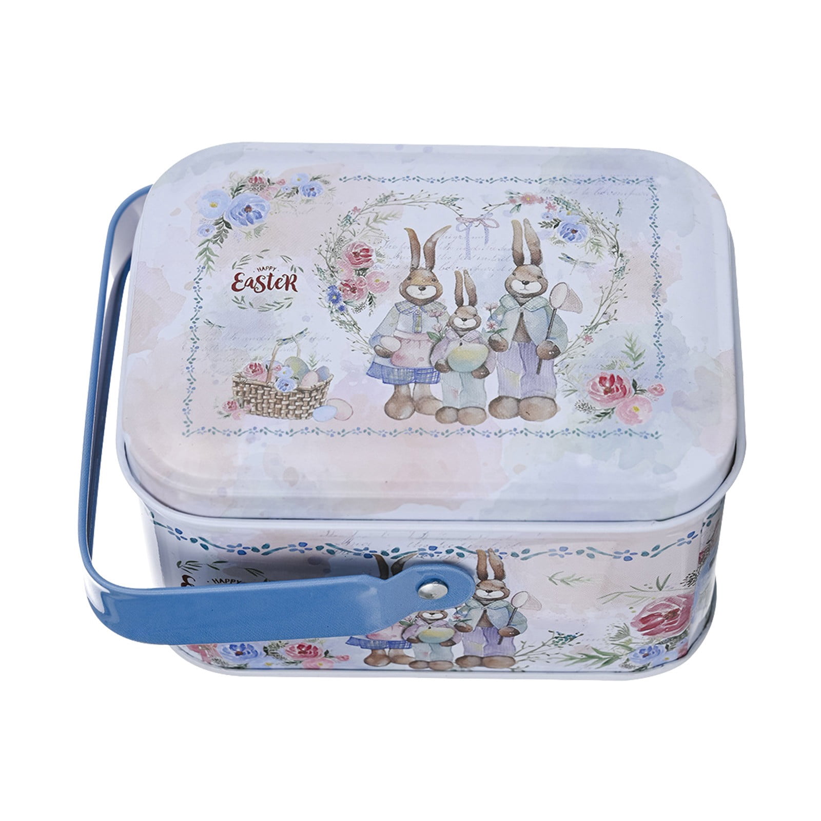 Box Tinplate Box Case Easter Cookie Containers Jars with Lids Candy ...