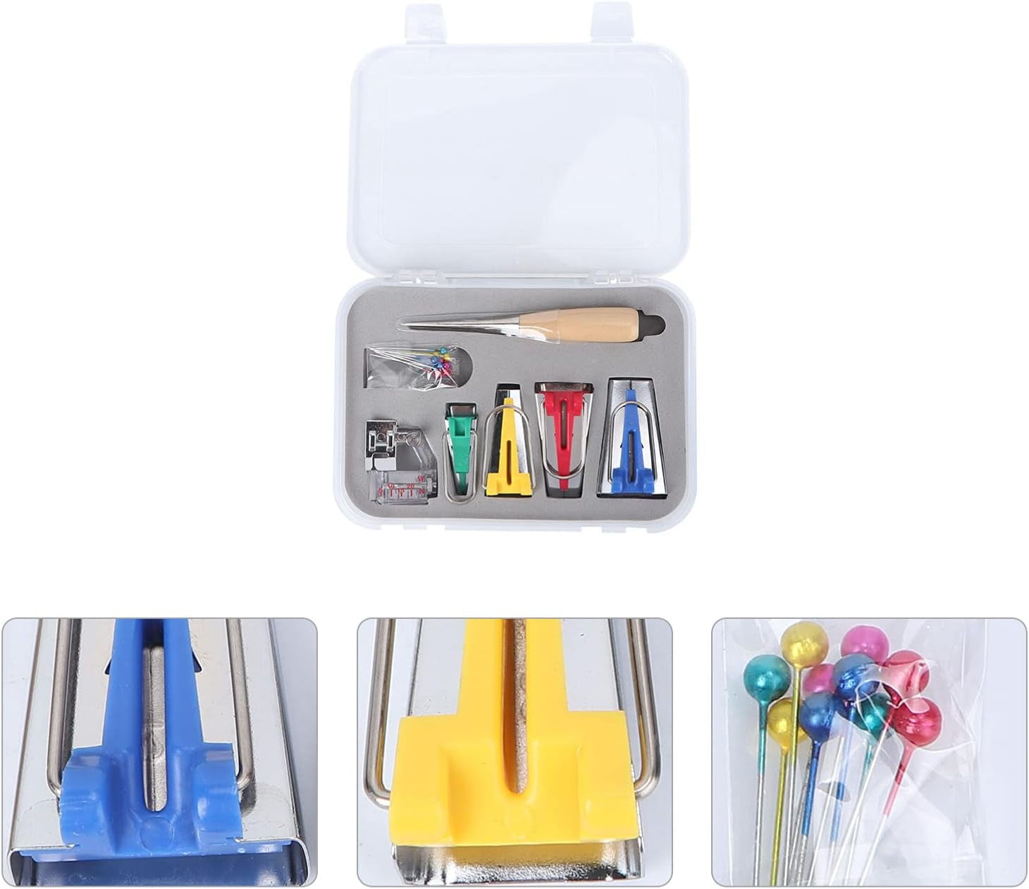 Box Tool Bias Tape Making Point Sewing Bias Binding Maker Fabric Bias ...