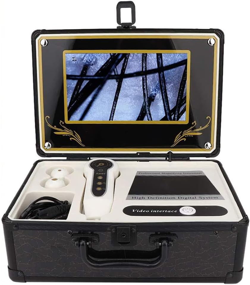 Box Type Hair Follicle Analyser, 9 Inch Skin Follicle Detector with LCD ...