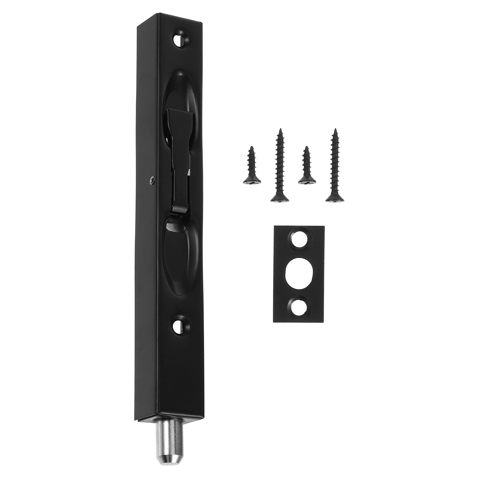 Box Type Hidden Latch Double Door Sliding Lock Barrel Bolt Bolts Black ...