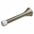 Box of 100- 3-3/4" Projection- Satin Nickel Spring Door Stops-w ...