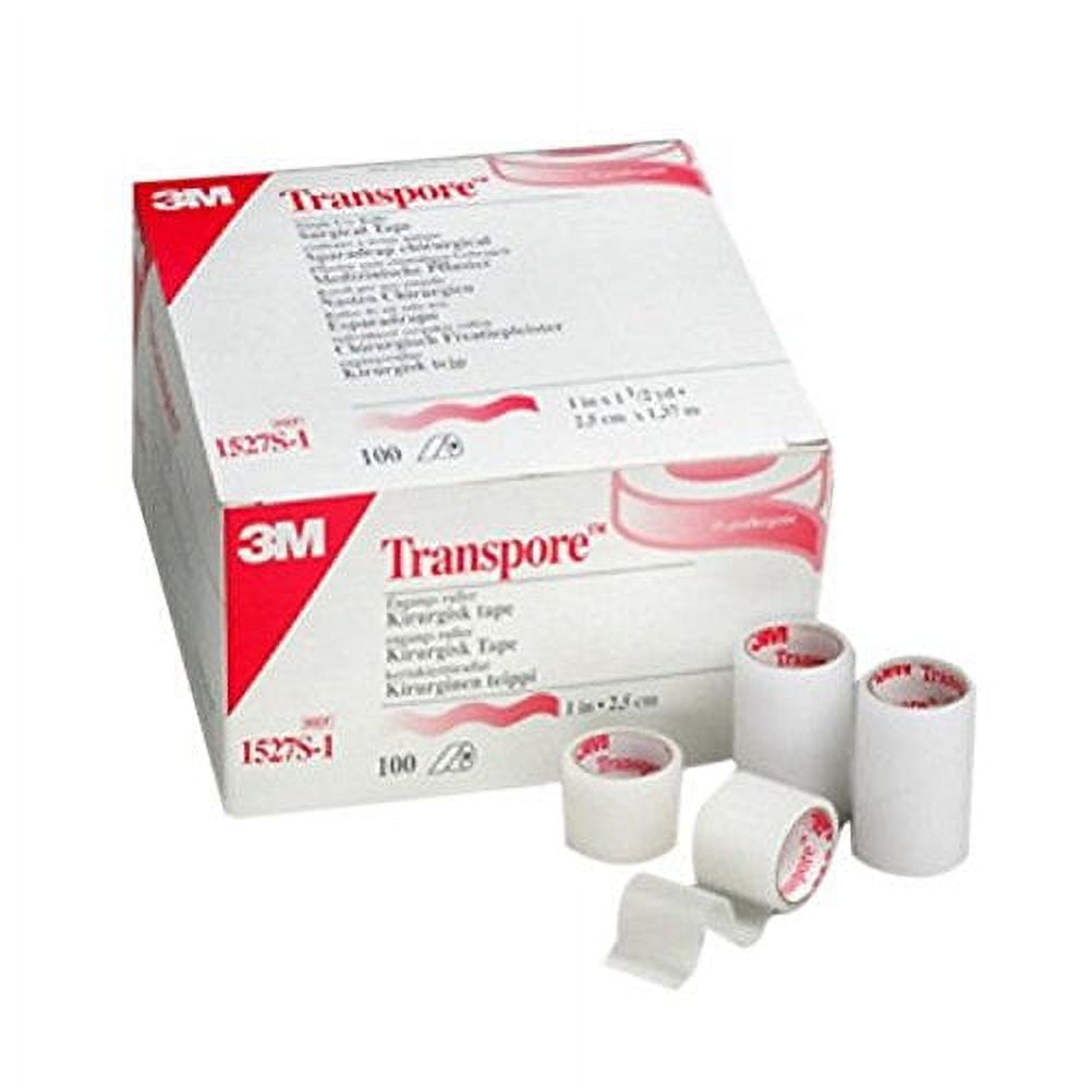 Box of 100 3M Transpore Surgical Tape Box of 100 3M 1527S1 by 3M ...
