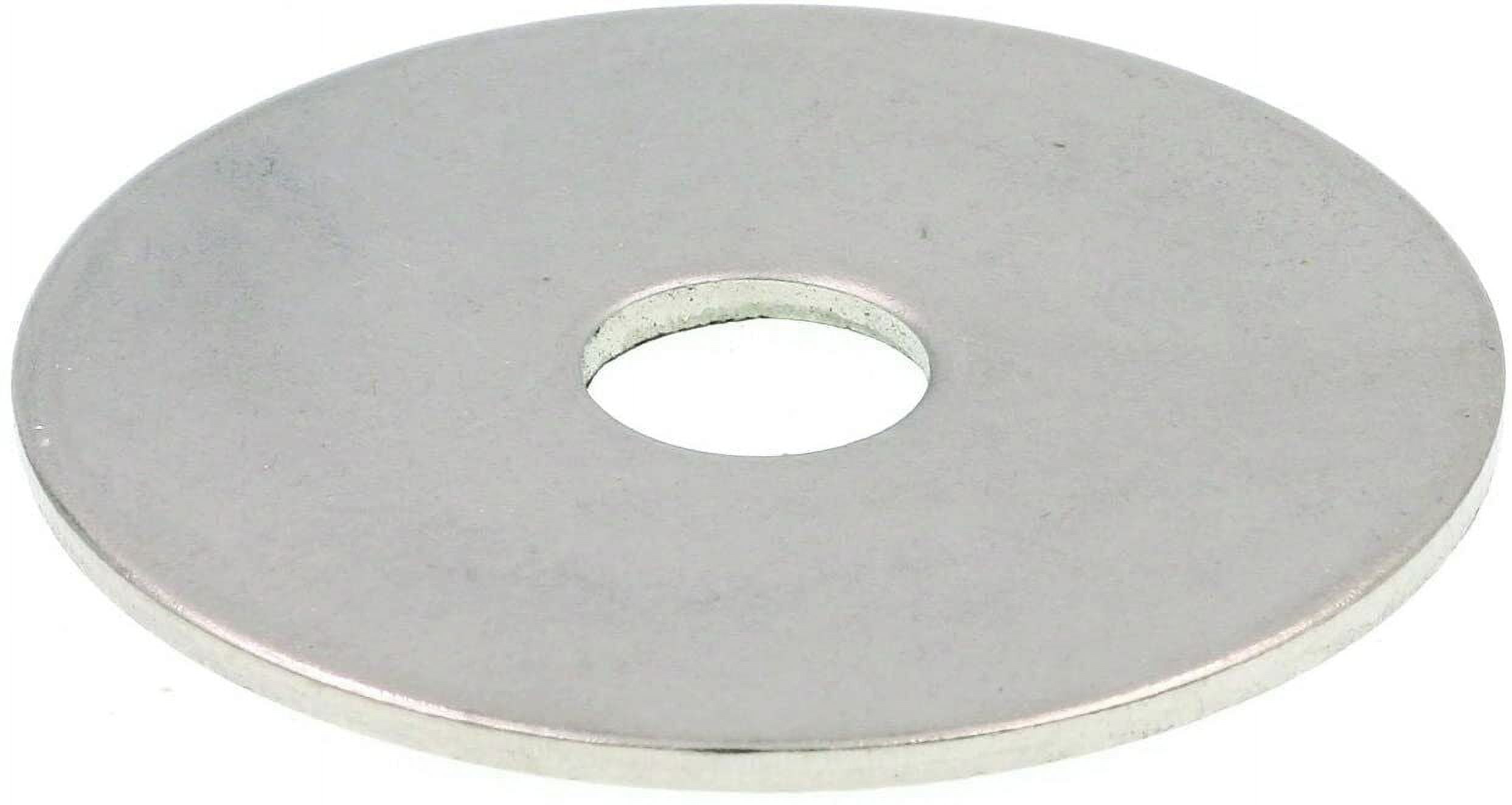 Box of (100) Everbilt 1/4 in x 1-1/2 in Zinc Plated Steel Fender Washer 590569 - Walmart.com