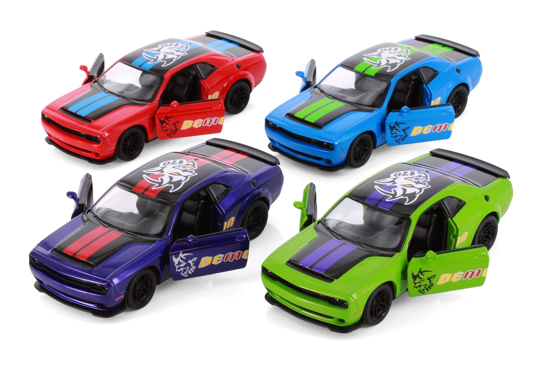 2023 Dodge Challenger SRT Demon 170 Livery Edition, Set of 4 - Kinsmart ...
