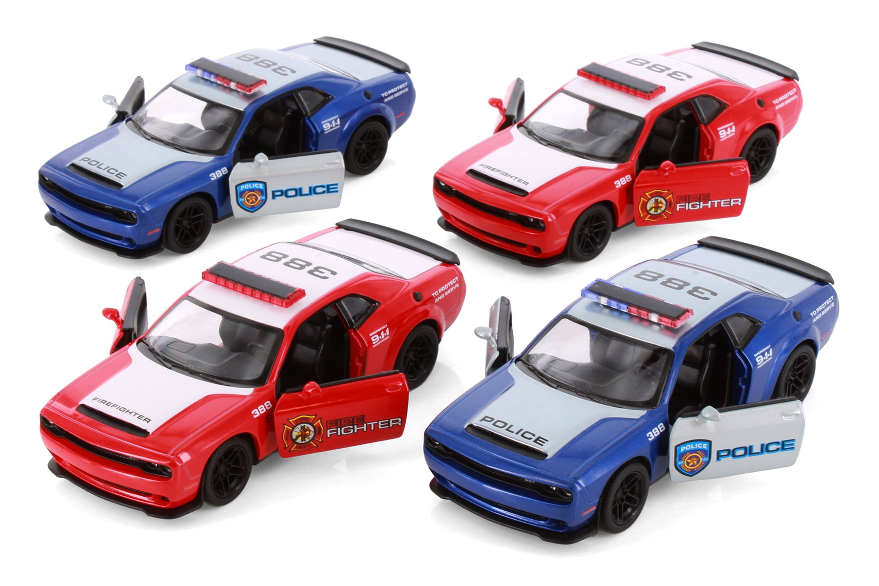 Box of 12 2023 Dodge Challenger SRT Demon 170 Police/Firefighter ...