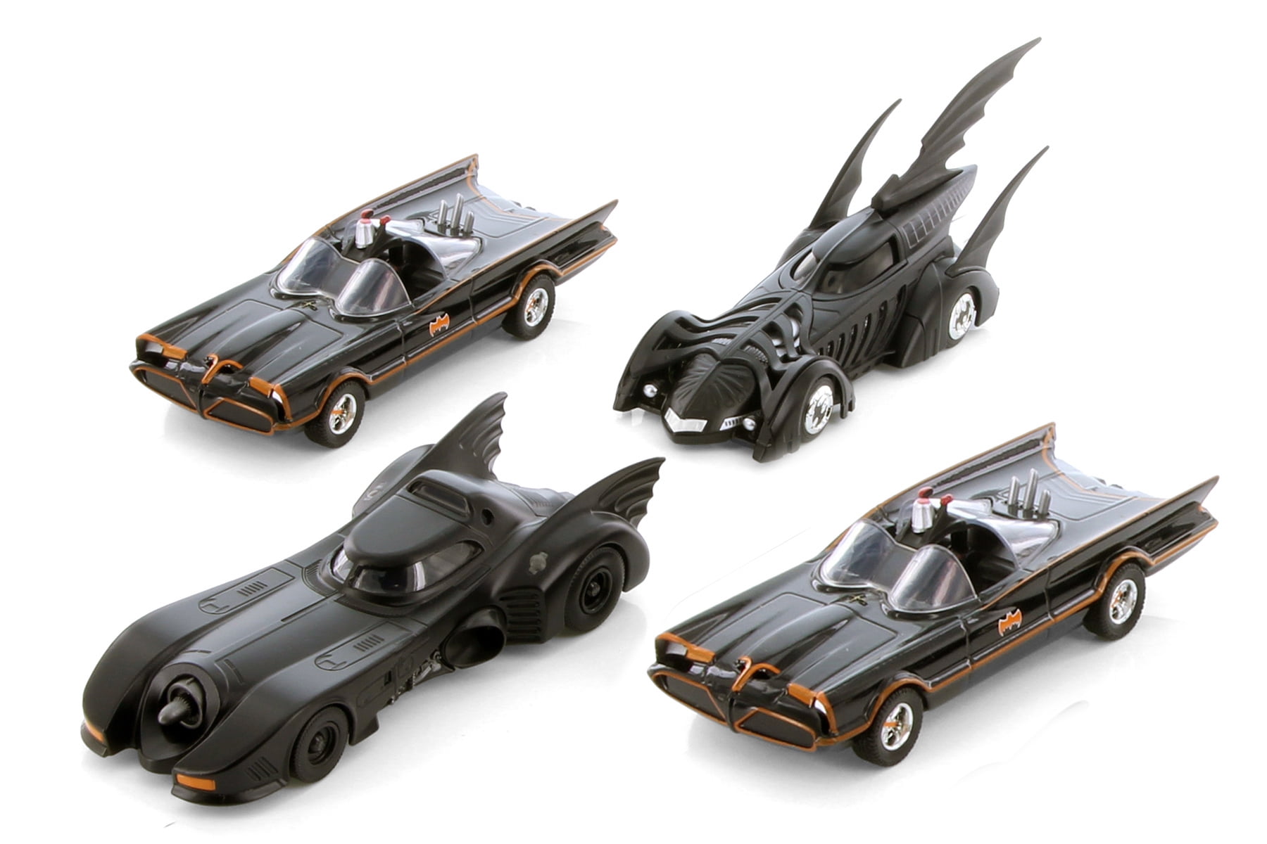 Box of 12 Classic Batmobile Assortment, Black - Jada Toys 35758DPA1 - 1 ...