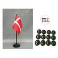 Box of 12 Denamark 4"x6" Miniature Desk & Table Flags Includes 12 Flag ...