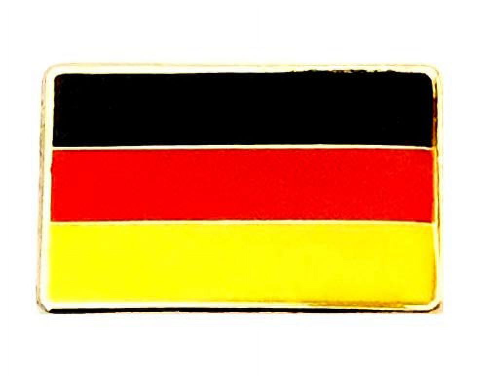 Box of 12 Germany Rectangle Single Flag Lapel Pins, German Single Flag ...