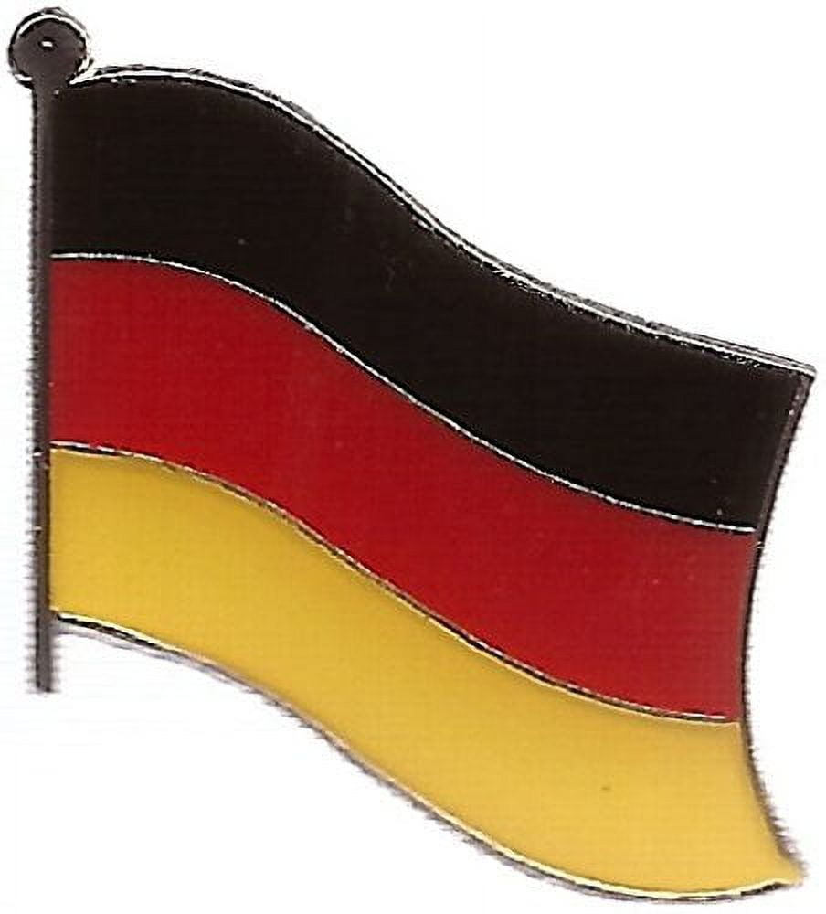 Box of 12 Germany Single Flag Lapel Pins, German Single Flag Pin Badges ...
