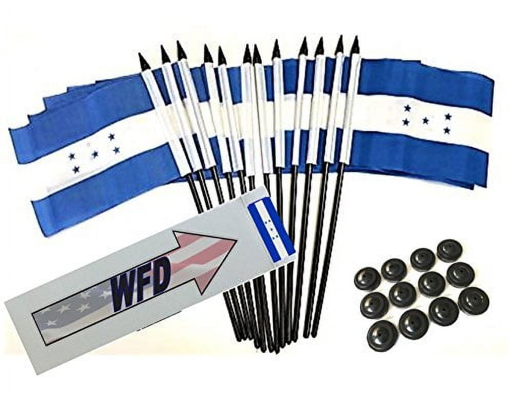 Box of 12 Honduras 4"x6" Polyester Miniature Desk & Little Table Flags ...
