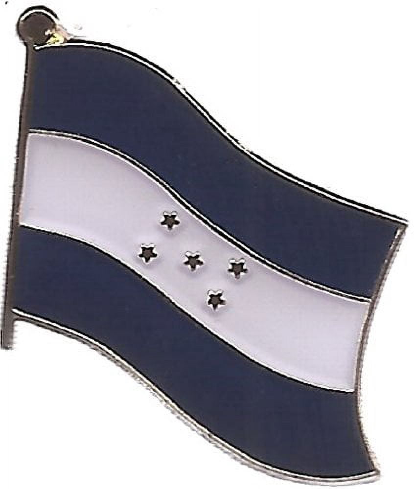 Box of 12 Honduras Single Flag Lapel Pins, Honduran Single Flag Pin ...