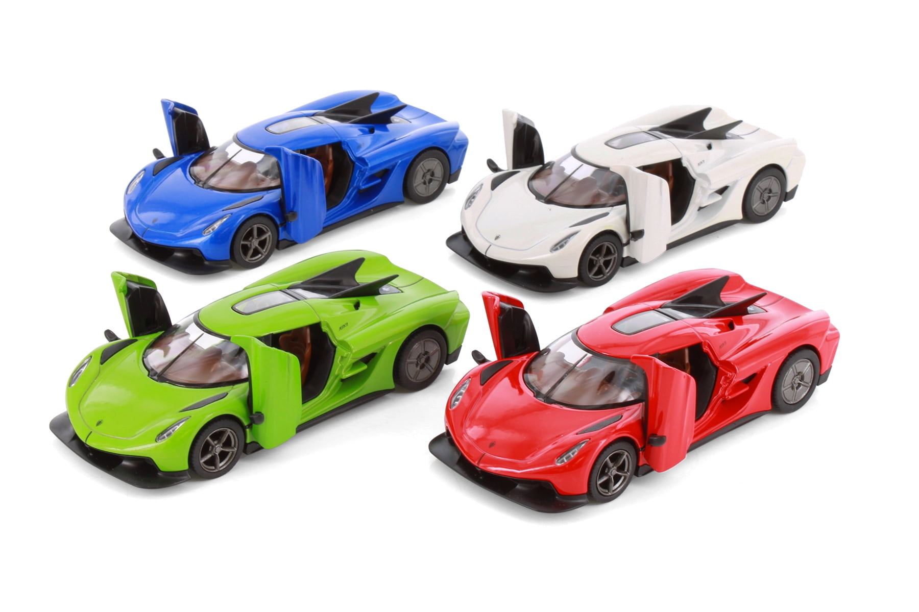 Box of 12 Koenigsegg Jesko Absolut, Assortment - Kinsmart 5473D - 1/36 ...