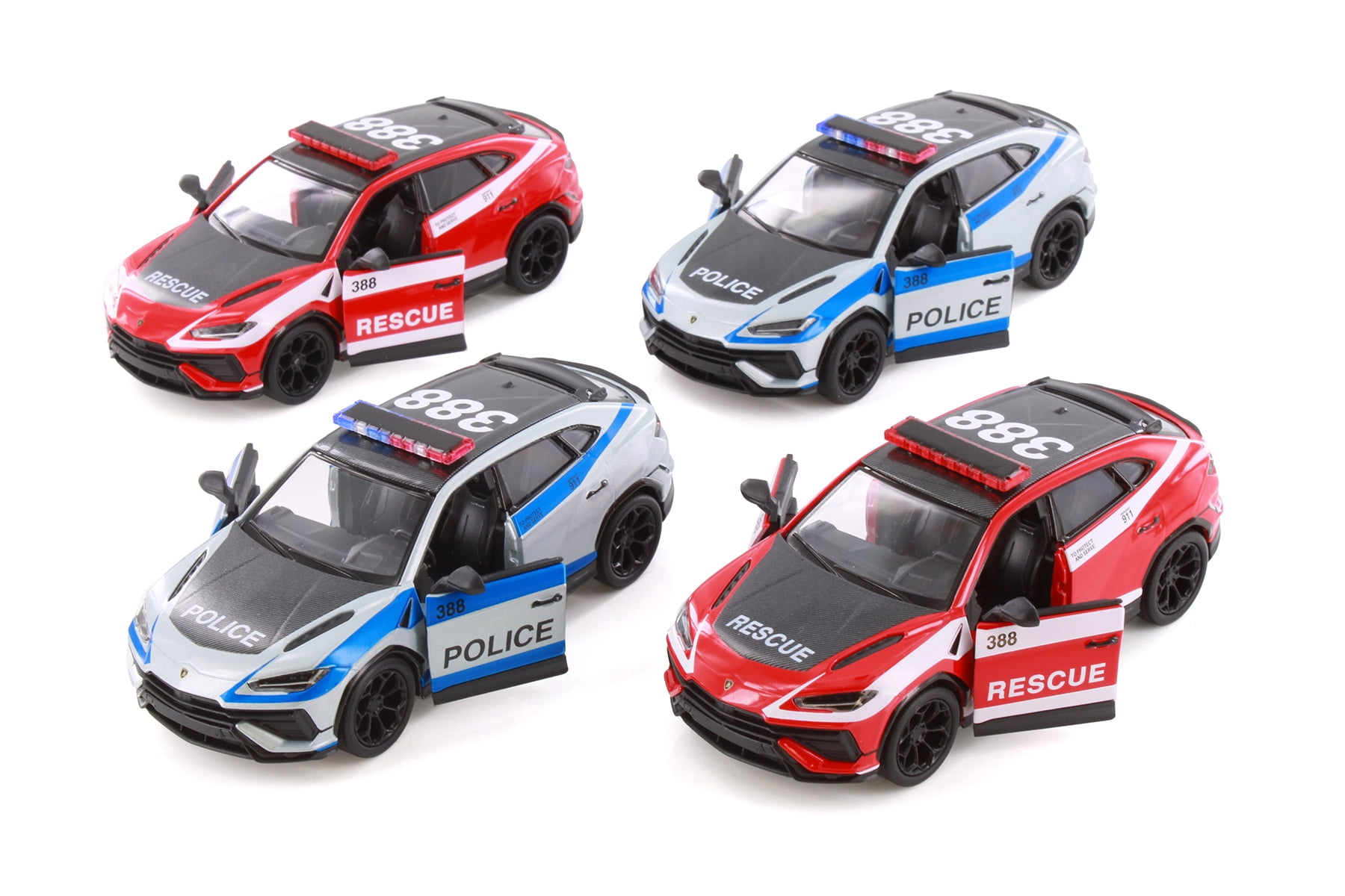 Box of 12 Lamborghini Urus Performante Police/Firefighter Asstd ...