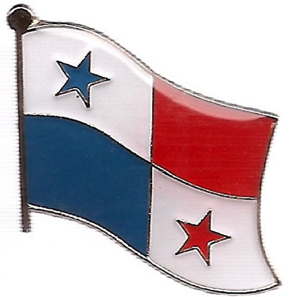 Box of 12 Panama Single Flag Lapel Pins, Panamanian Single Flag Pin ...