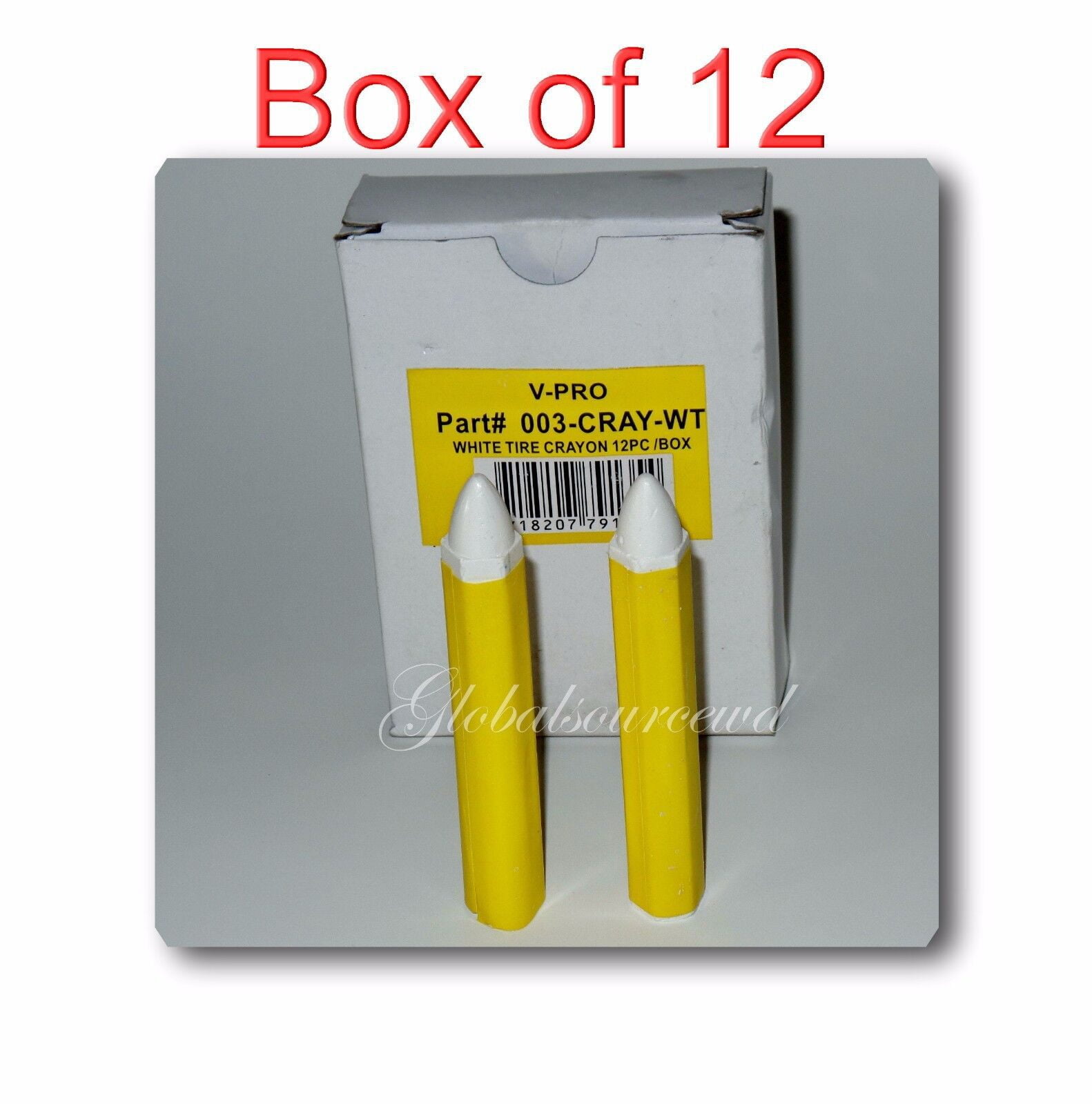 Box of 12 Pieces V-PRO White Tires Marker Pen - TireTool - Walmart.com