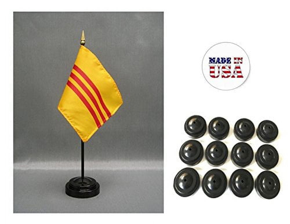 Box of 12 South Vietnam 4"x6" Miniature Desk & Table Flags Includes 12 ...