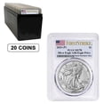 Box of 20 - 2025 Eagle Privy 1 oz Silver American Eagle PCGS MS 70 FS ...