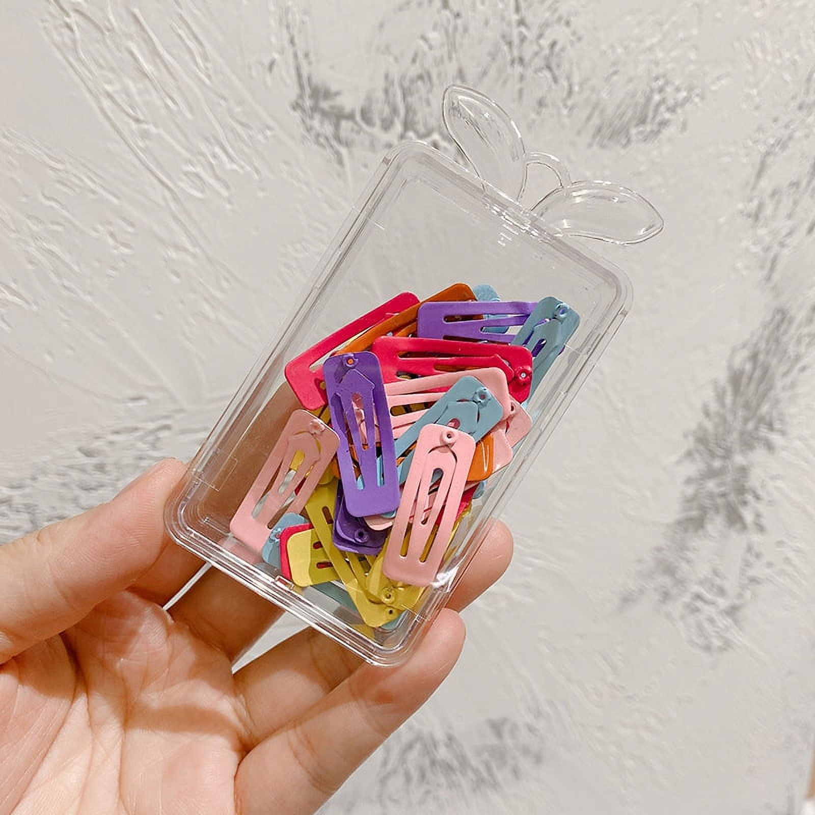 Box of 30 Girls Hair Clips, Cute Colourful Hair Clips Suitable for ...