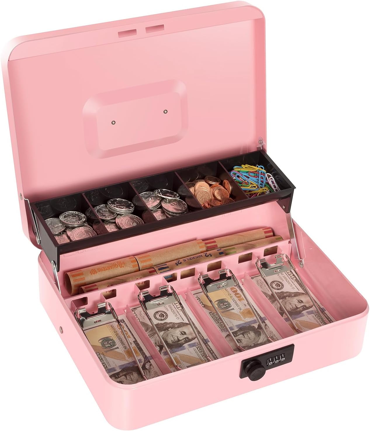 Box with Combination Lock, Box for Register, Large Lock Box for Safe 11 ...