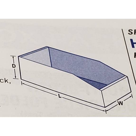 Box2business B4 12' X 4' X 4-1/2' Bin Box - Walmart.com