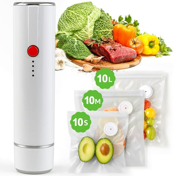 Chef Preserve Compact Vacuum Sealer for Food (Vacuum Sealer Machine ...