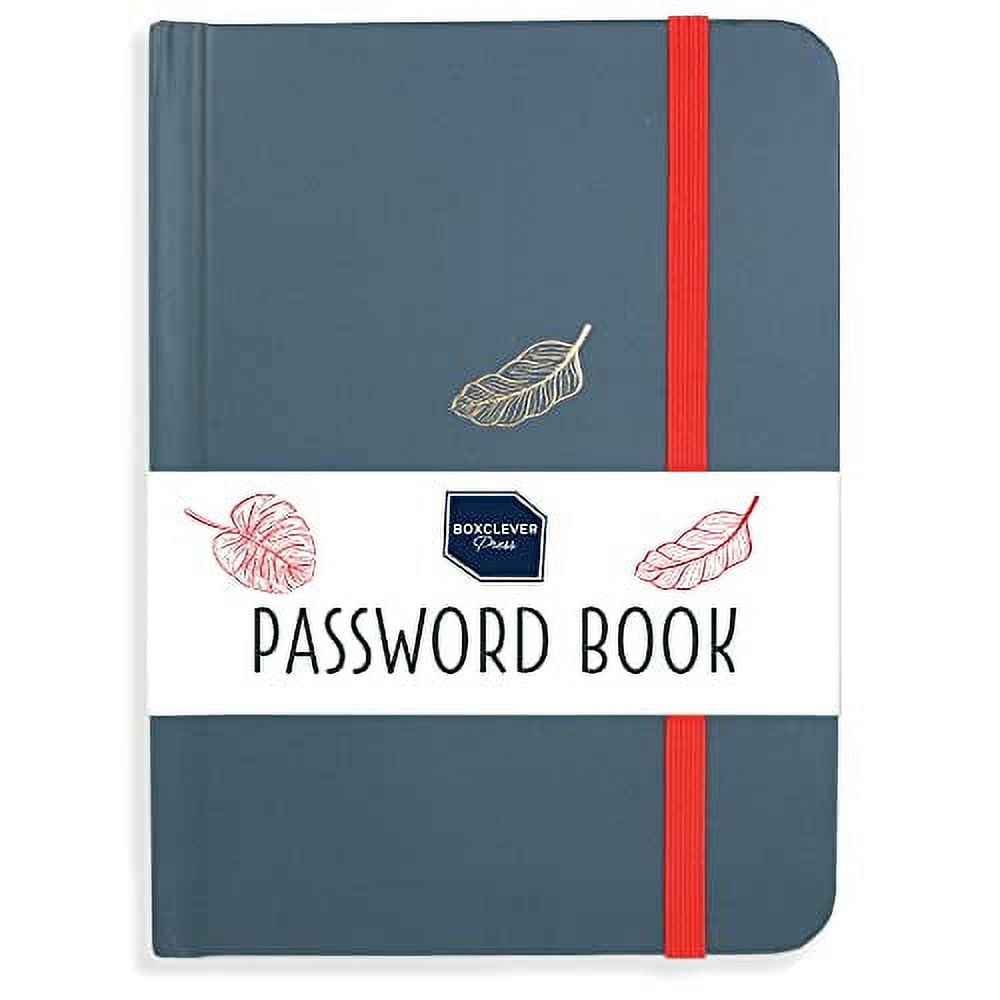 Boxclever Press Password Book with Alphabetical Tabs. Never Forget a ...