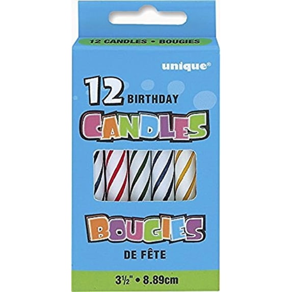 Boxed Birthday Candles, 2.5 in, Assorted, 12ct - Walmart.com