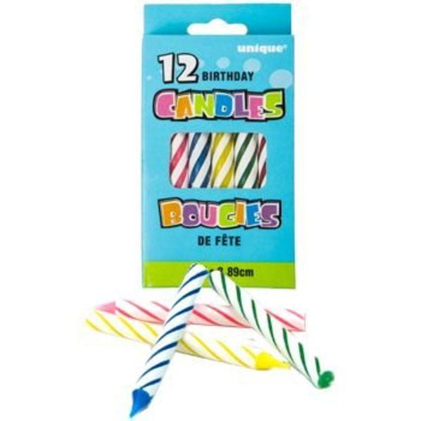 Boxed Birthday Candles, 2.5 in, Assorted, 12ct - Walmart.com