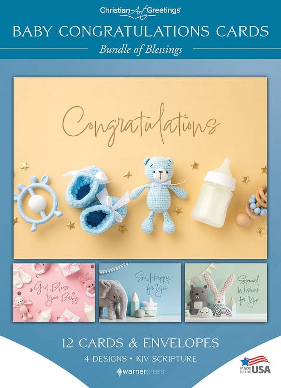 Boxed Cards - Baby Congratulations - Bundle of Blessings (Other) - Walmart.com