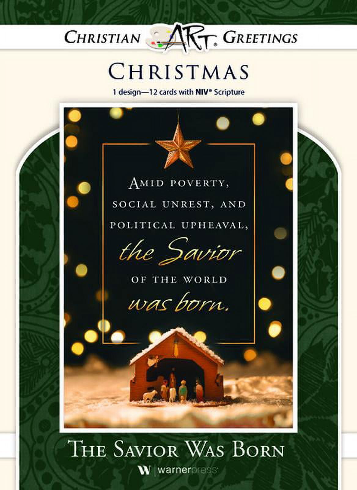 Boxed Cards - Christmas - Solid - The Savior of the World Was Born ...
