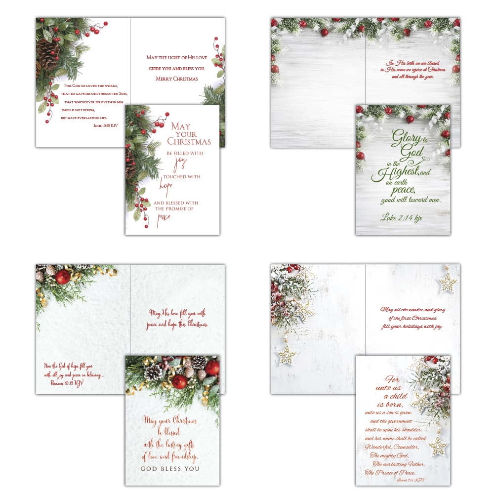 Boxed Christmas Cards - Garland Christmas - Walmart.com